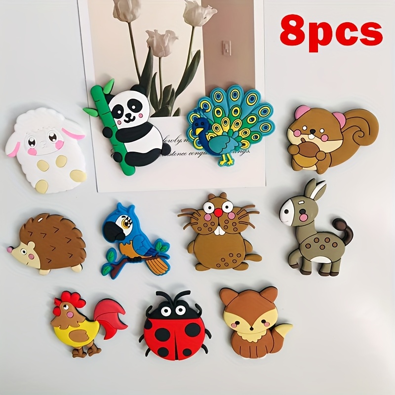 Decorative Fridge Stickers For Kitchen 12 Pcs Glass Refrigerator ...