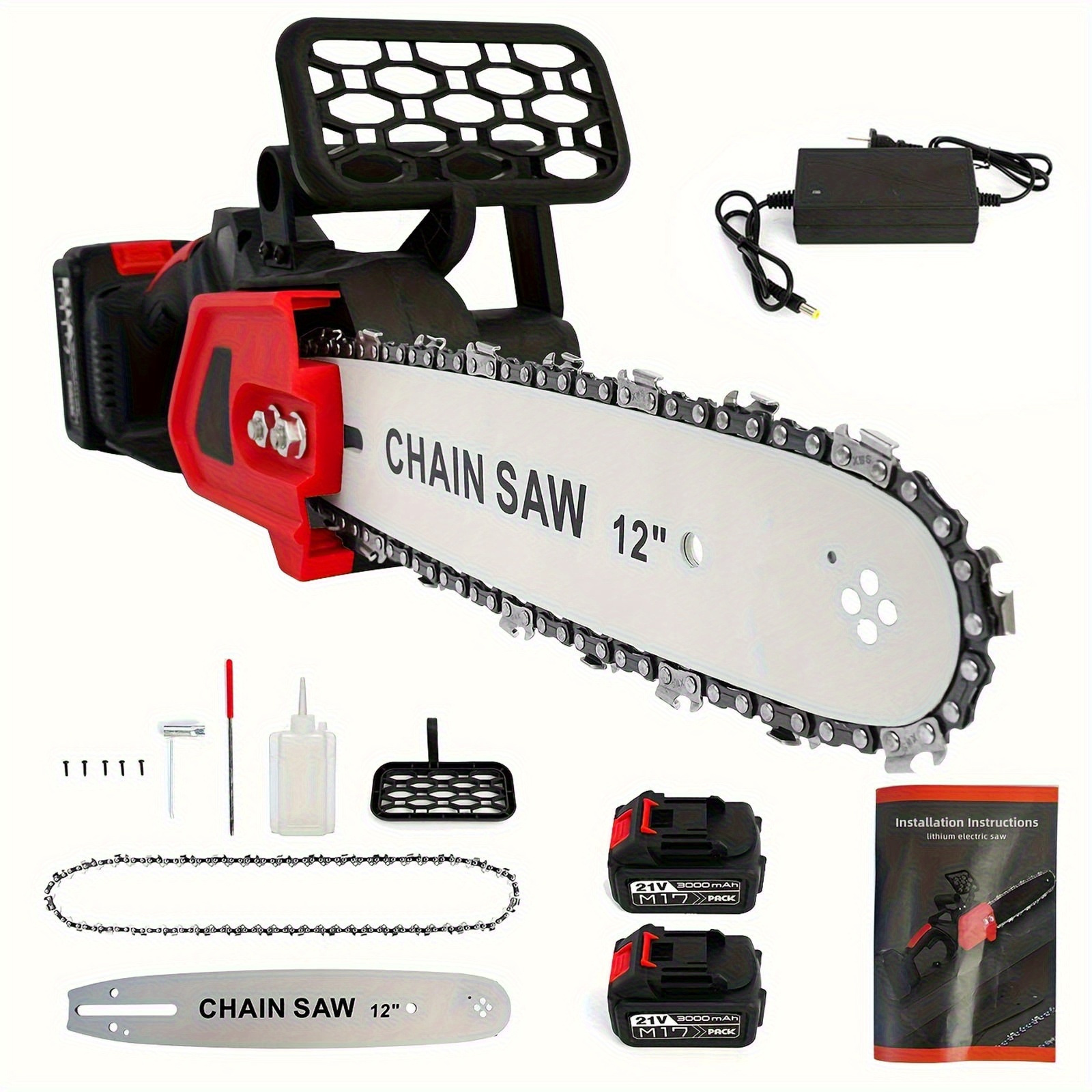 battery chain saws sold on Temu United States