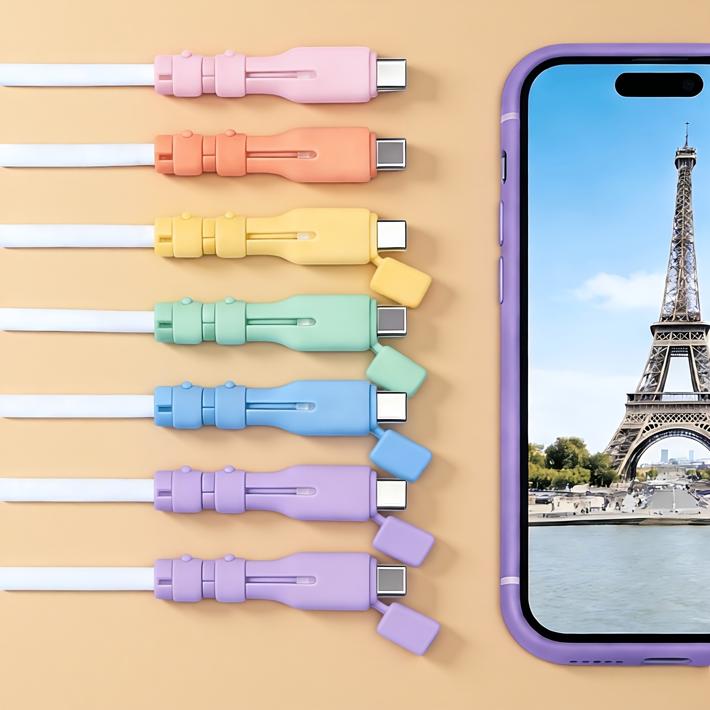 charger cable protector sold on Temu United States