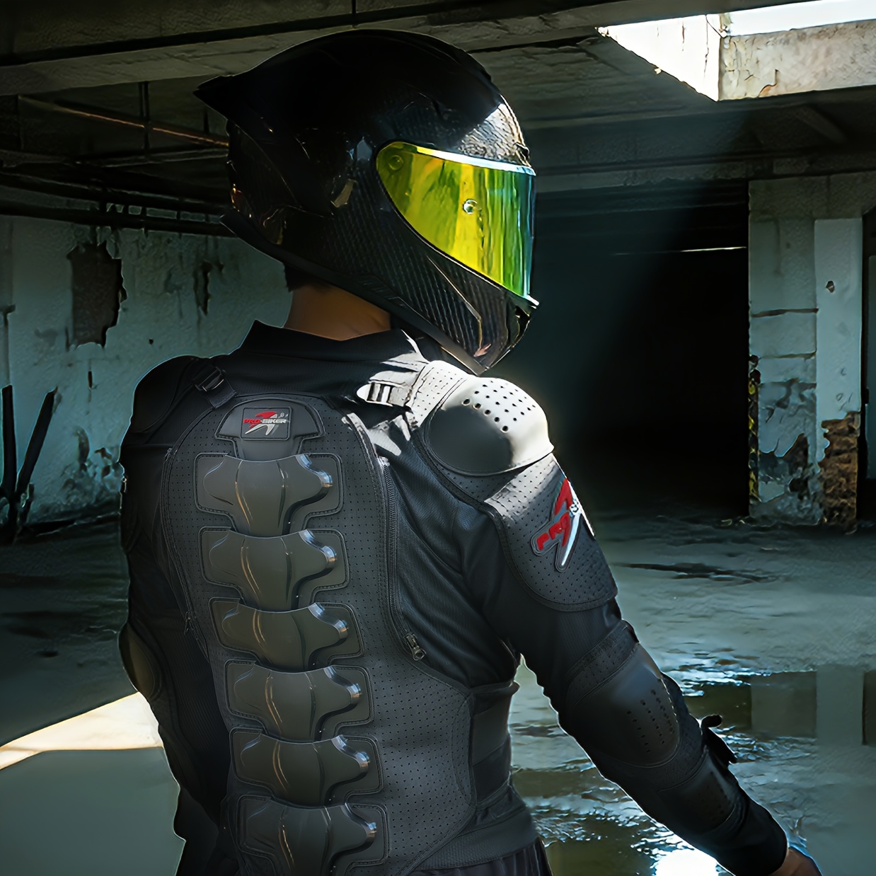motorcycle protection gear sold on Temu United States