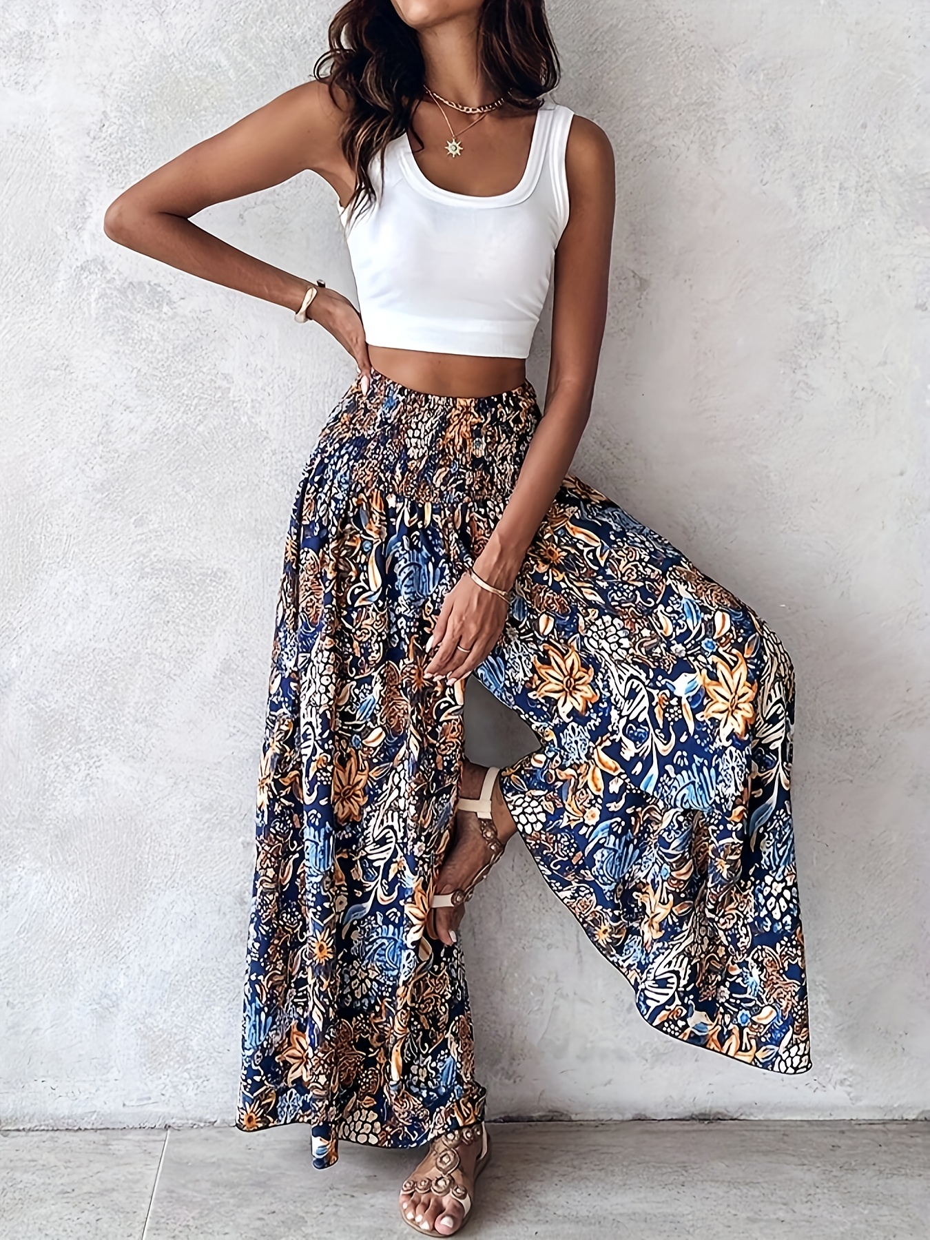 women wide leg pants sold on Temu United States