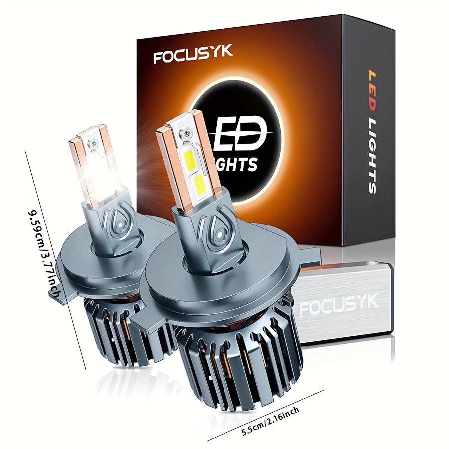 H4 Led Bulbs High/low Beam Super Bright 9003/hb2 Fog Light - Temu