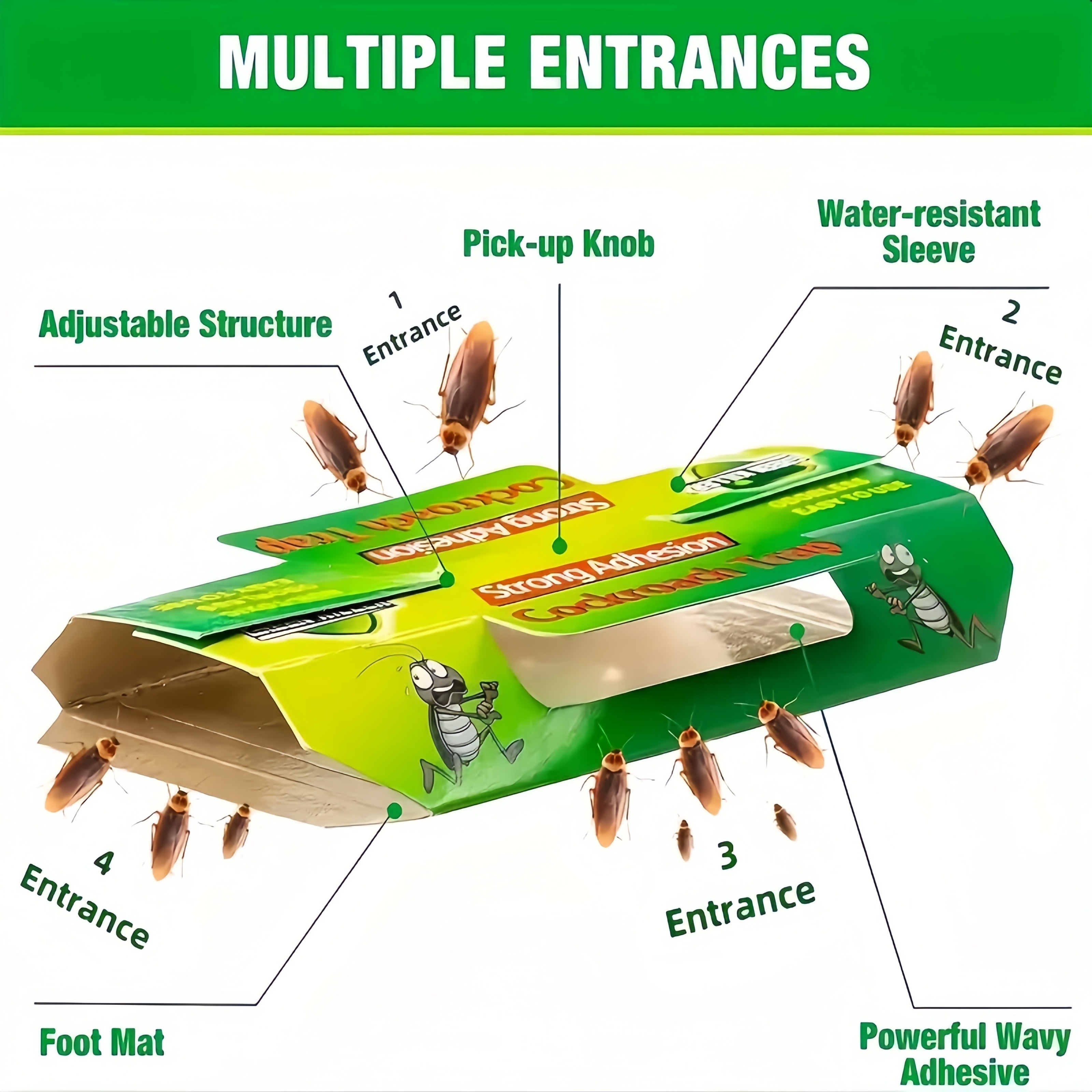 Ultimate Sticky Insect Traps Ideal Cockroaches Pests Perfect - Temu