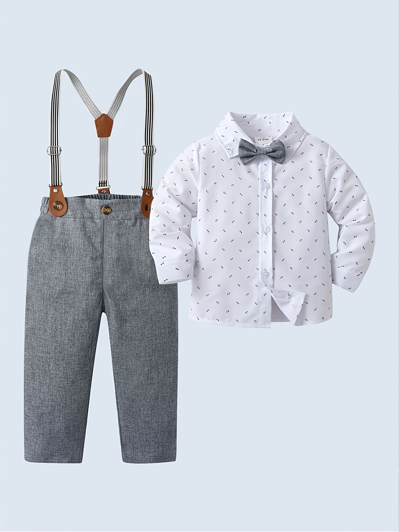 bow tie suspenders sold on Temu United States