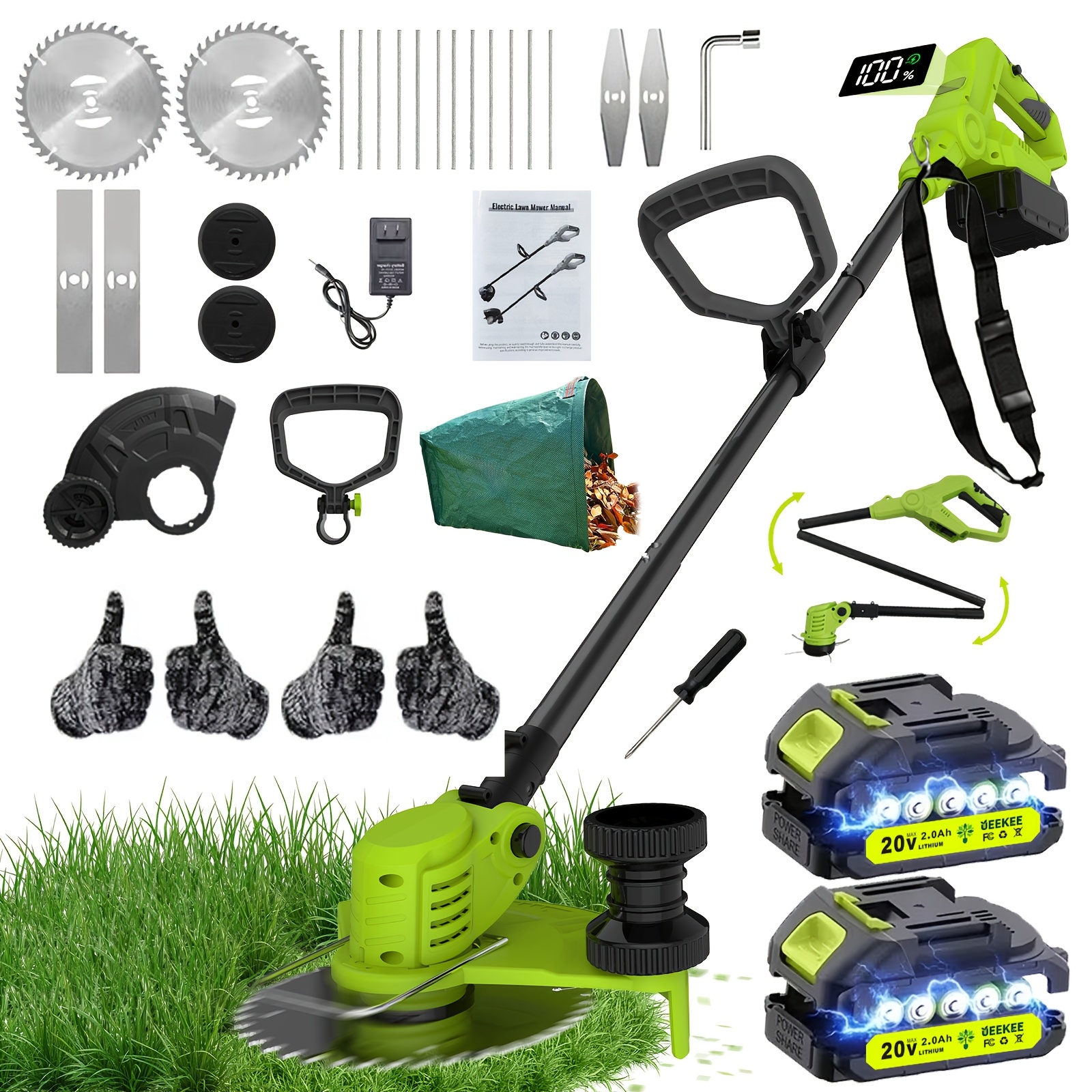 grass trimmer machine sold on Temu United States