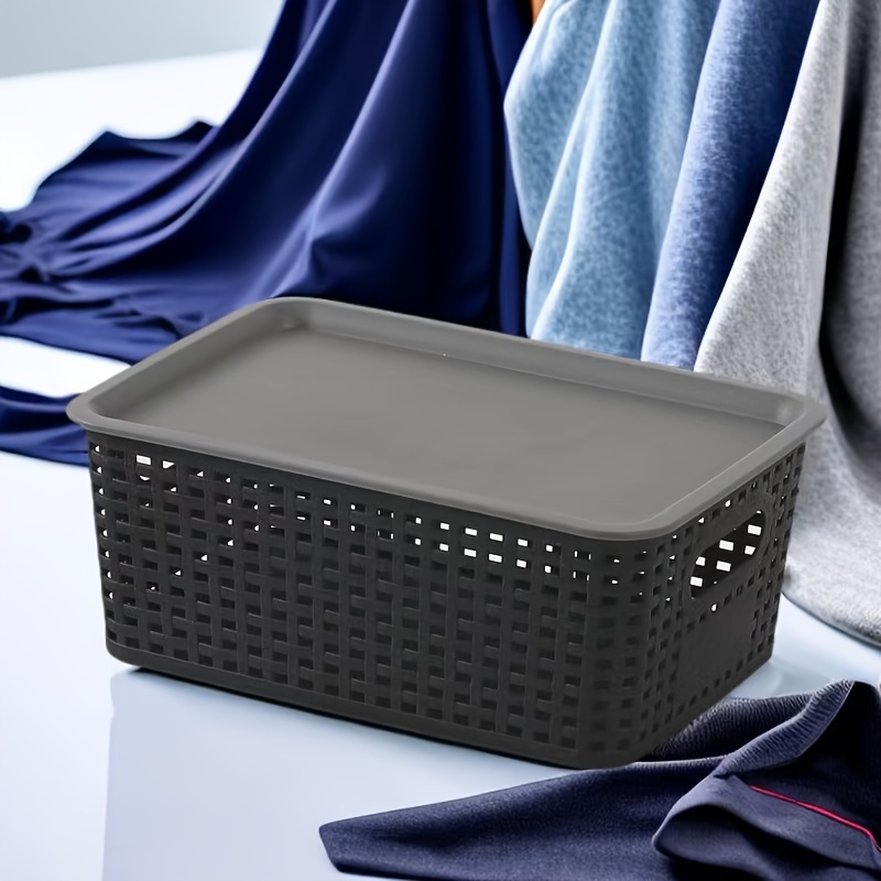 versatile plastic storage basket hollow woven design toys - Temu ...