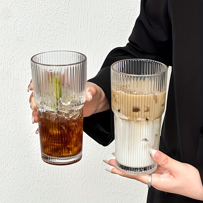 ribbed glassware sold on Temu United States