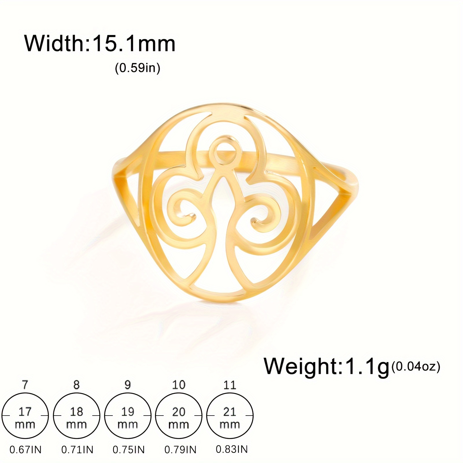 Hollow Poker Clubs Ring Stainless Steel Wide Ring - Temu United Kingdom