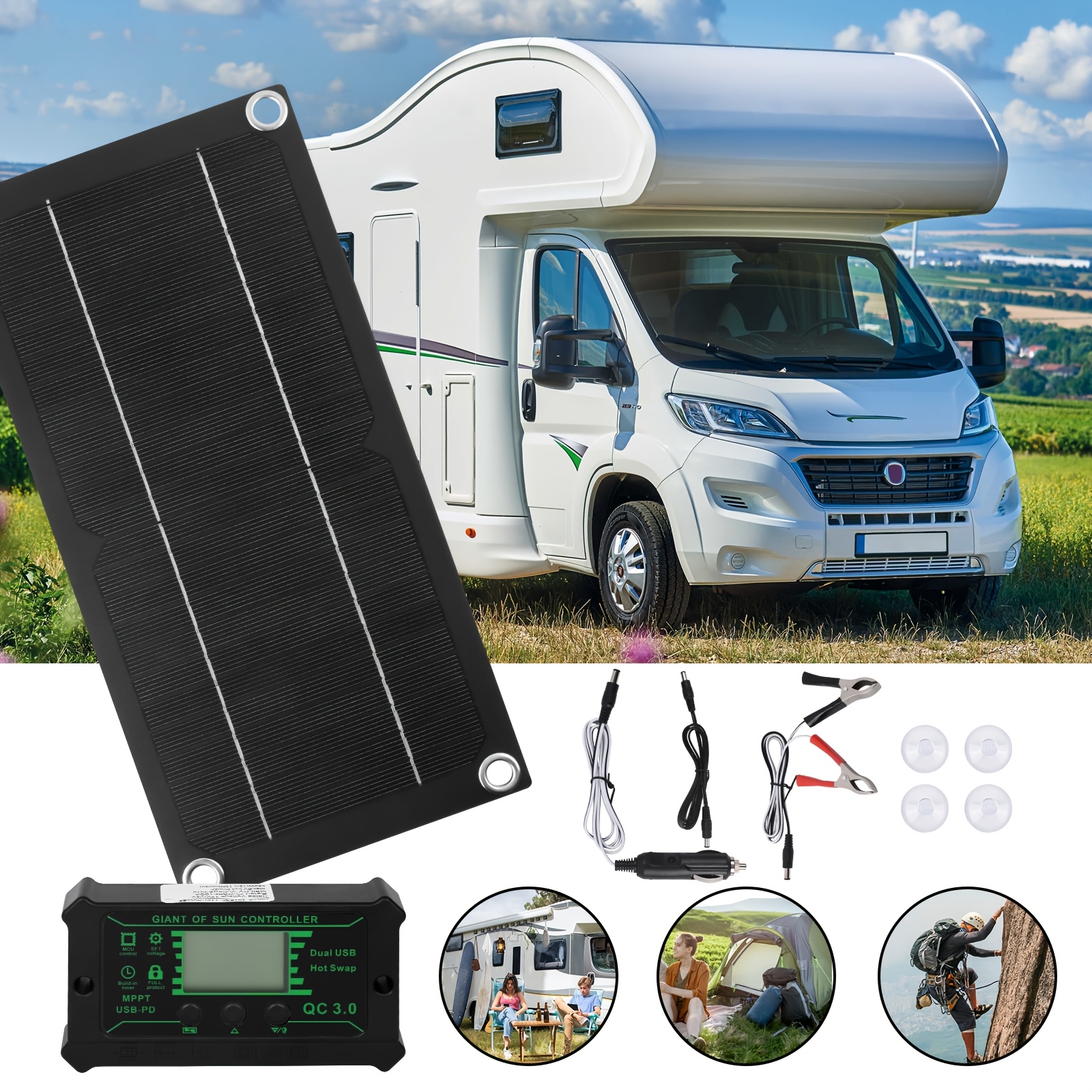 solar panels sold on Temu United States