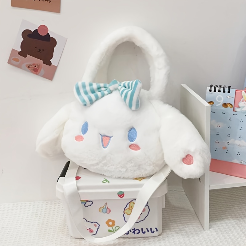 Plush Shoulder Bag Cartoon Anime Doll Handbag - Temu United Kingdom