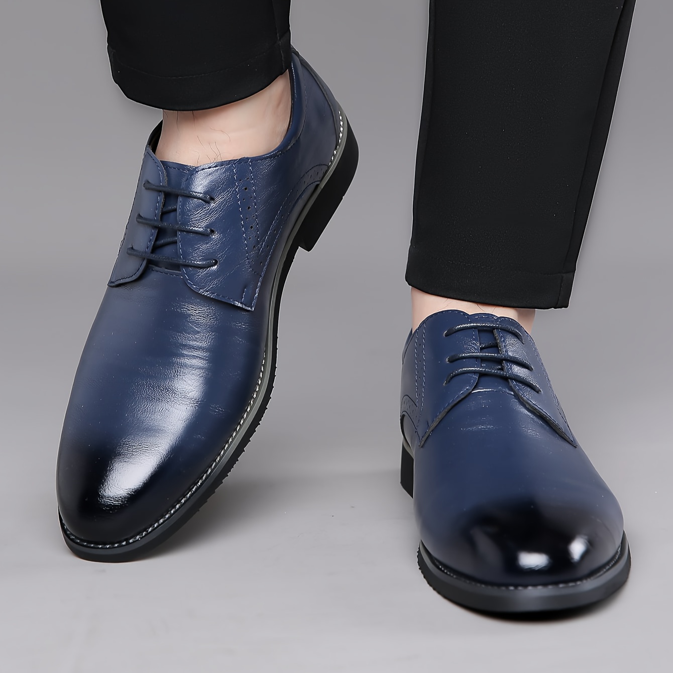 Zapatos De Vestir Con Cordones Resistentes Al Desgaste Para Hombres De ...