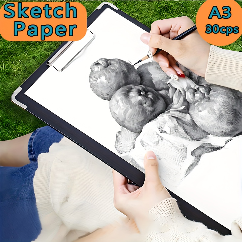 Fine Texture A3 Sketch Paper 30 Sheets For Artistic - Arts, Crafts ...