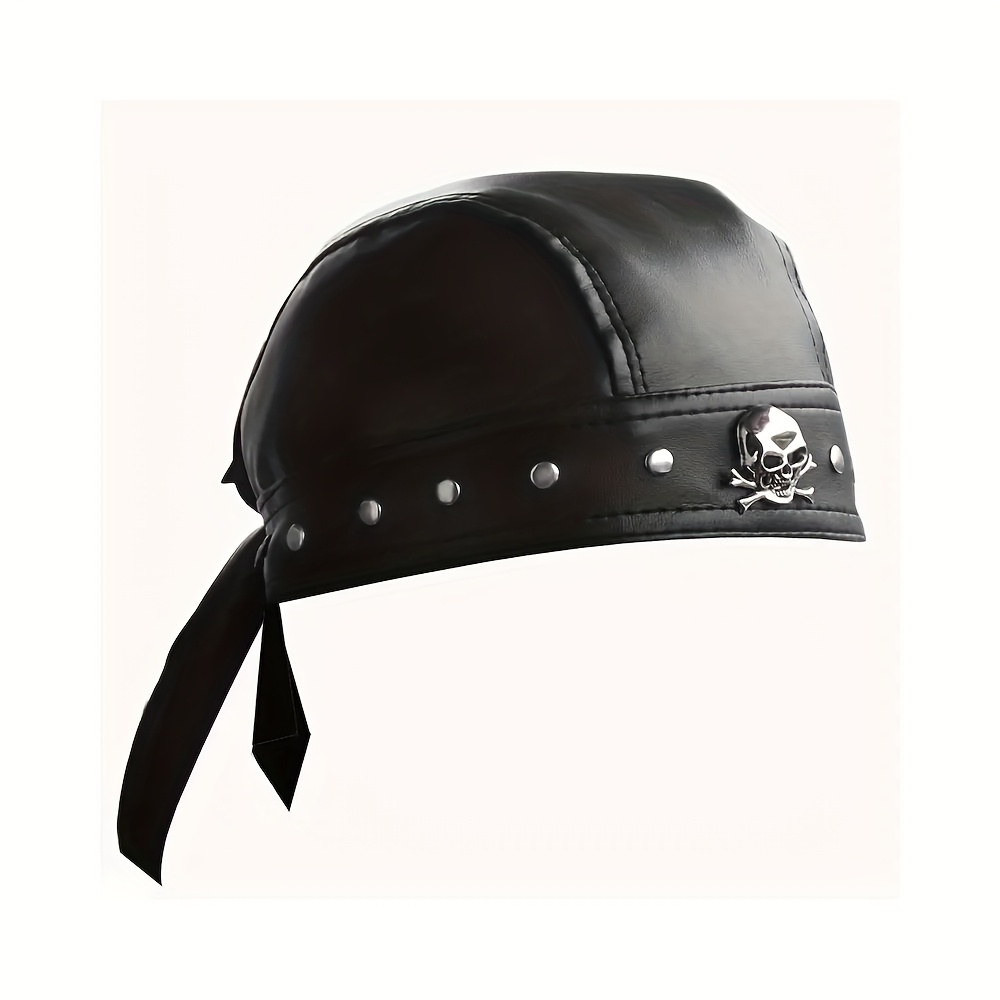 Black Skull Cap Silk