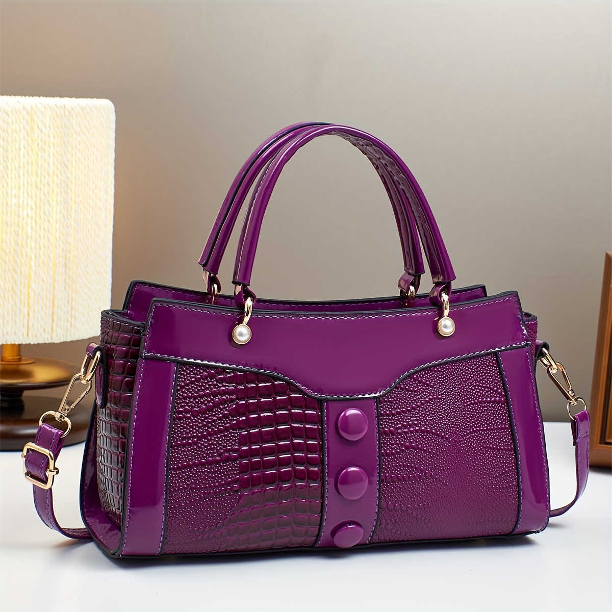 crocodile handbag sold on Temu Philippines