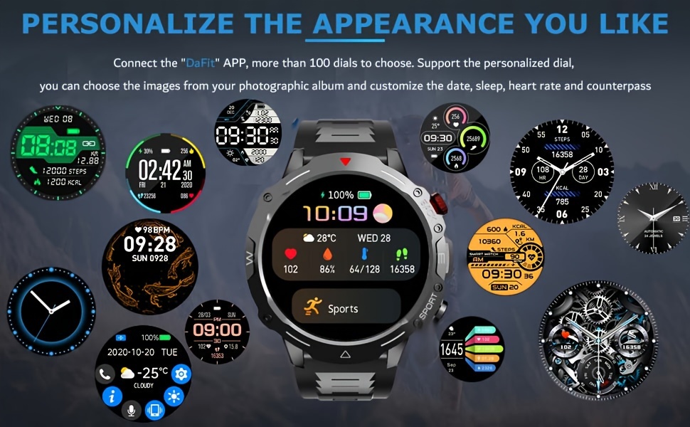 Smart Watch Men Rugged Military Smart Watches - Temu