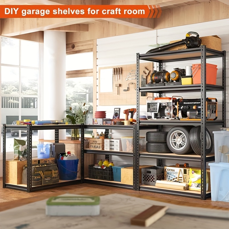 Fall Campaign] Garageshelving 5 Tier Storage Shelves - Temu