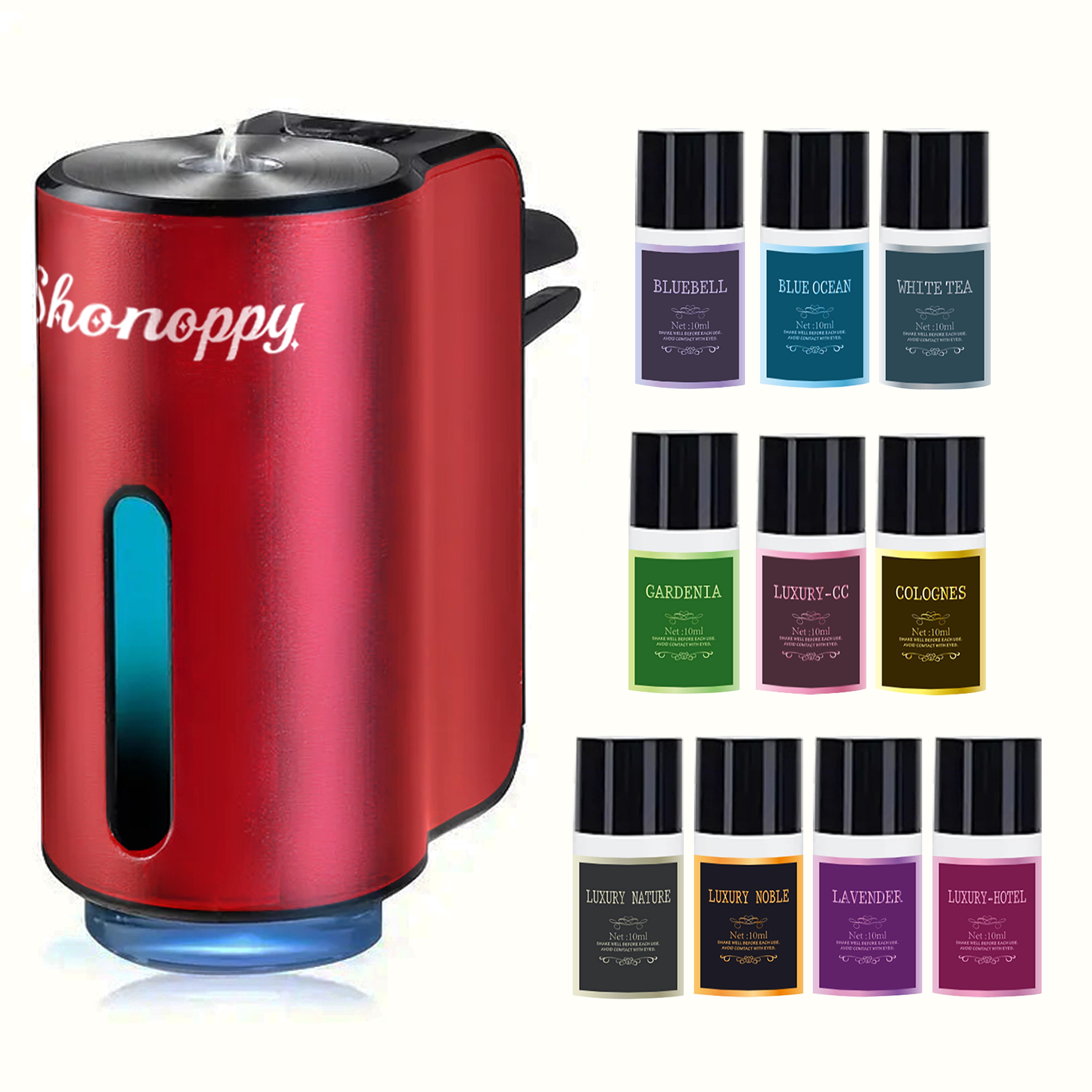 car aromatherapy diffuser sold on Temu United States