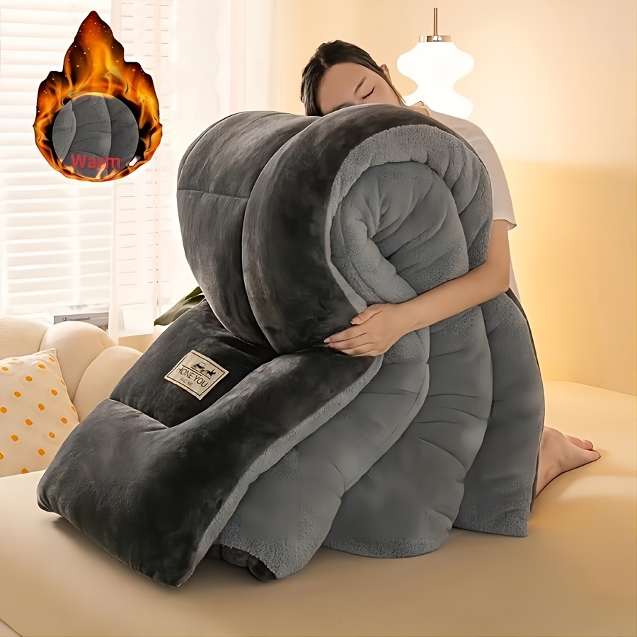 thick winter blanket sold on Temu United States