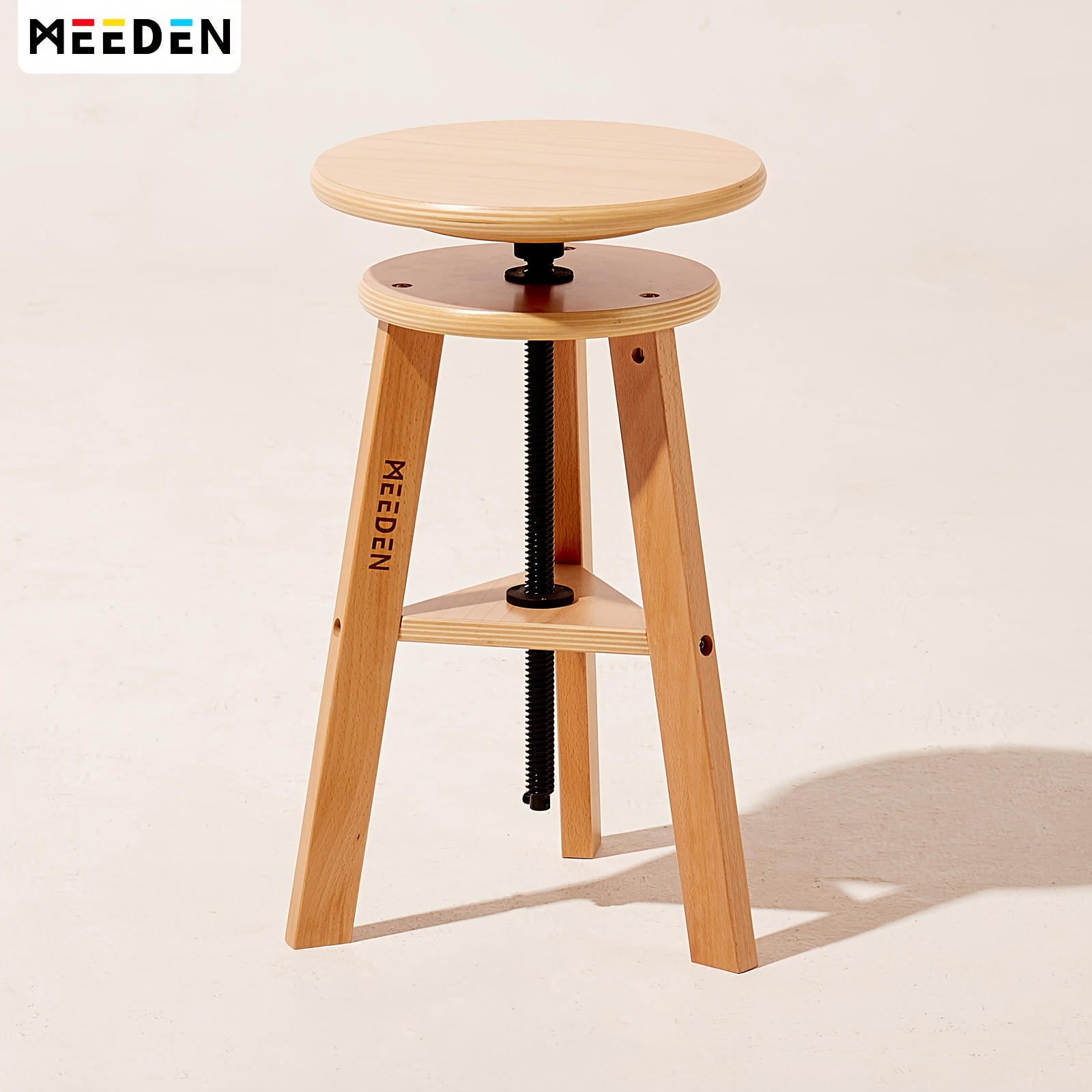 wooden drafting stool adjustable height artist stool Temu United Kingdom