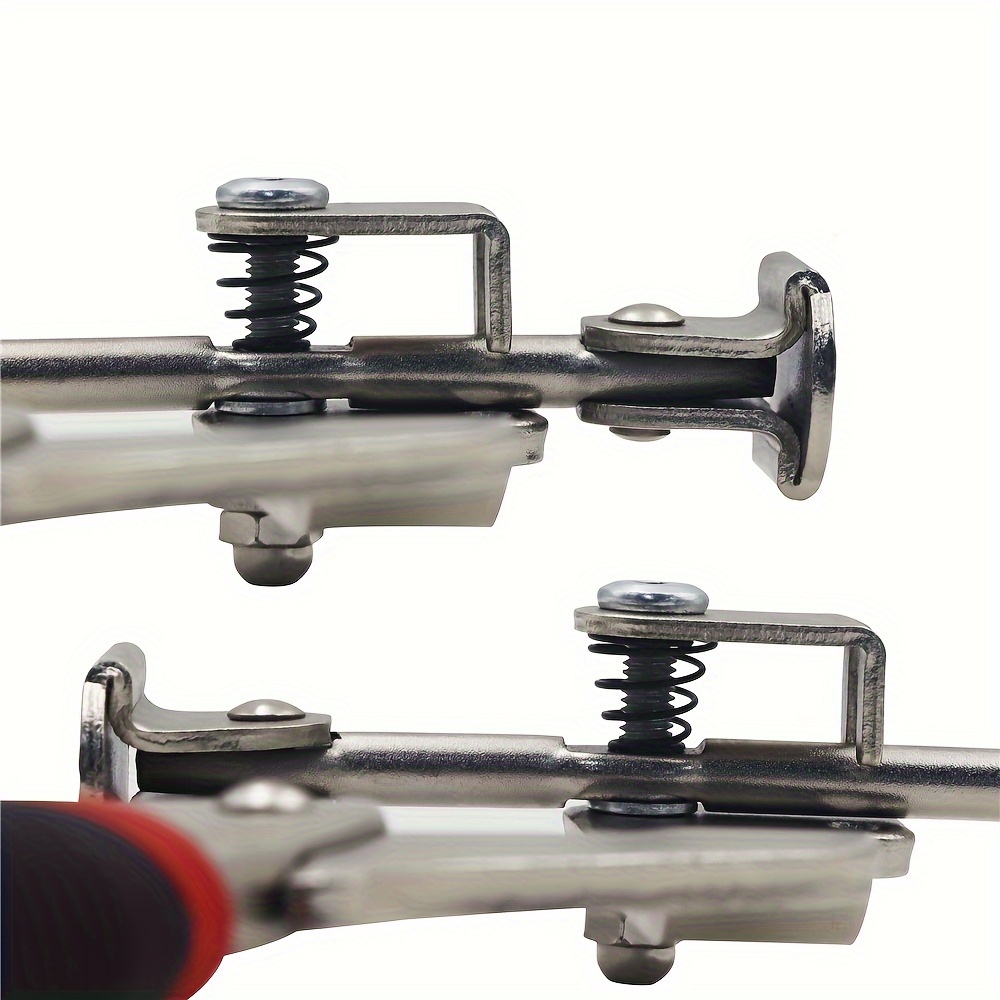 12인치 이중용도 금속 클램프 헤비듀티 조절 가능한 90° 직각 목공 및 용접용 컴포트 그립 C 클램프 Temu