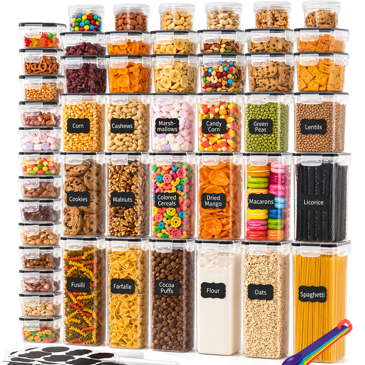 food storage containers sold on Temu United States