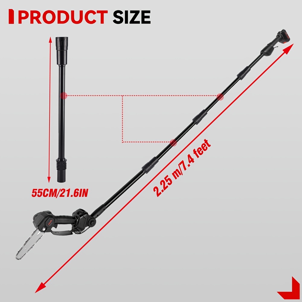 1 Cordless Pole Saw Electric Pole Saw Cordless Pole Saw - Temu