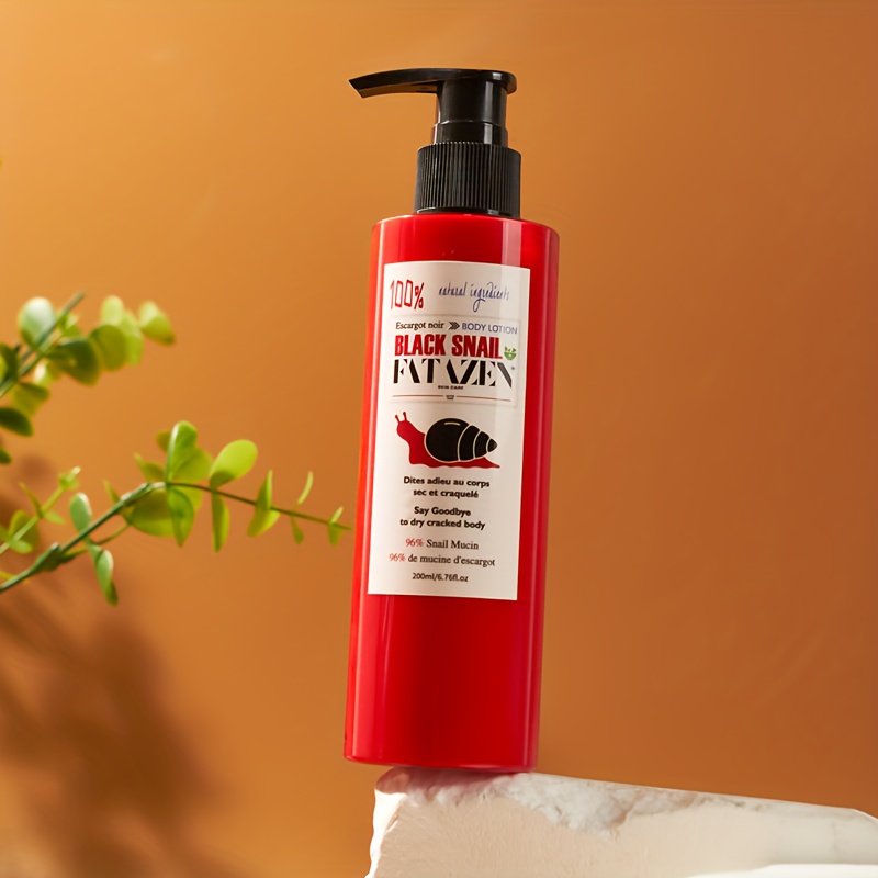 Black Snail Body Lotion 96% Snail Mucus Extract - Temu