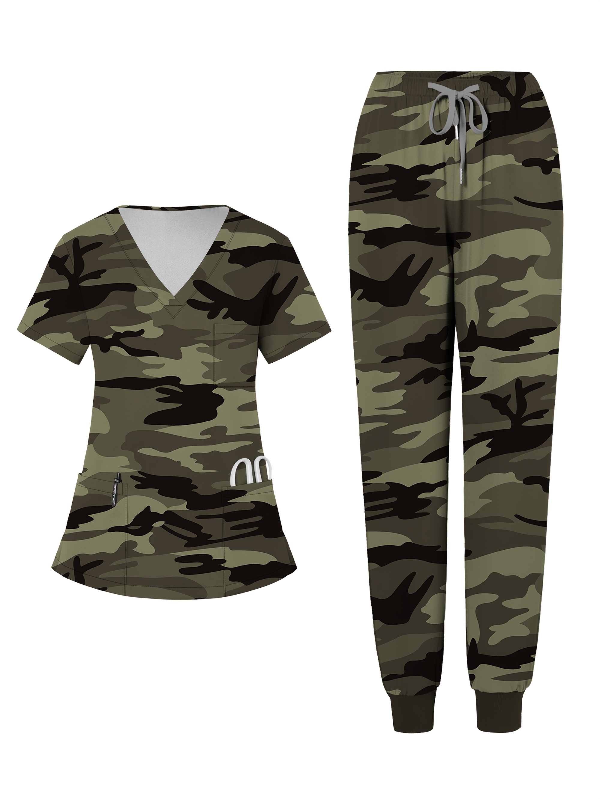 scrubs uniforms sold on Temu United States