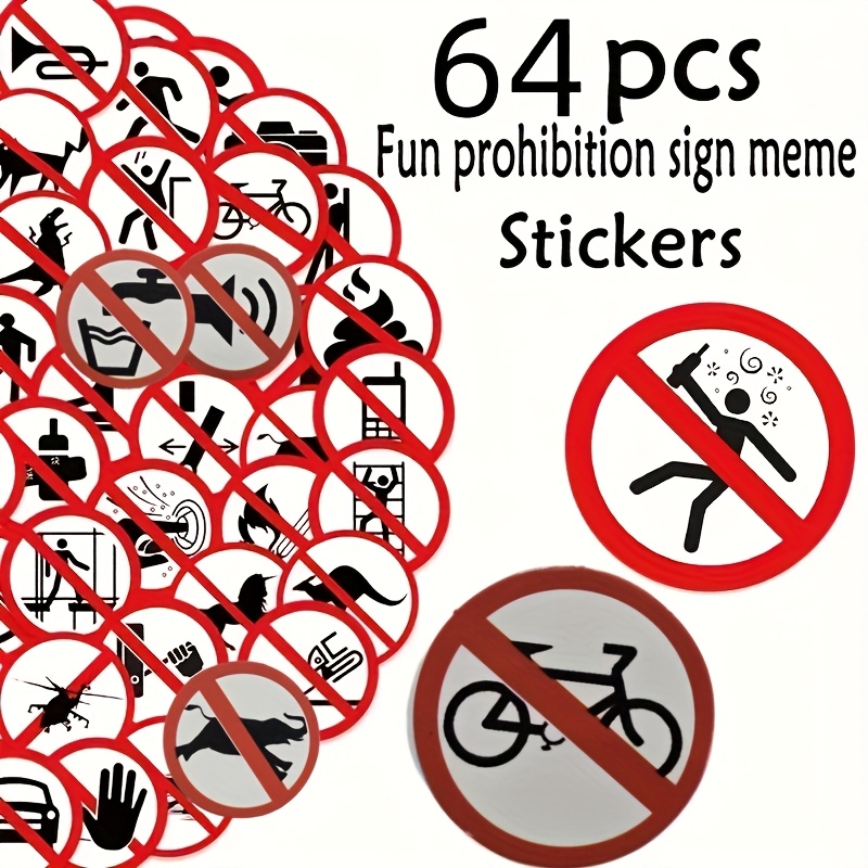 funny meme stickers sold on Temu Australia