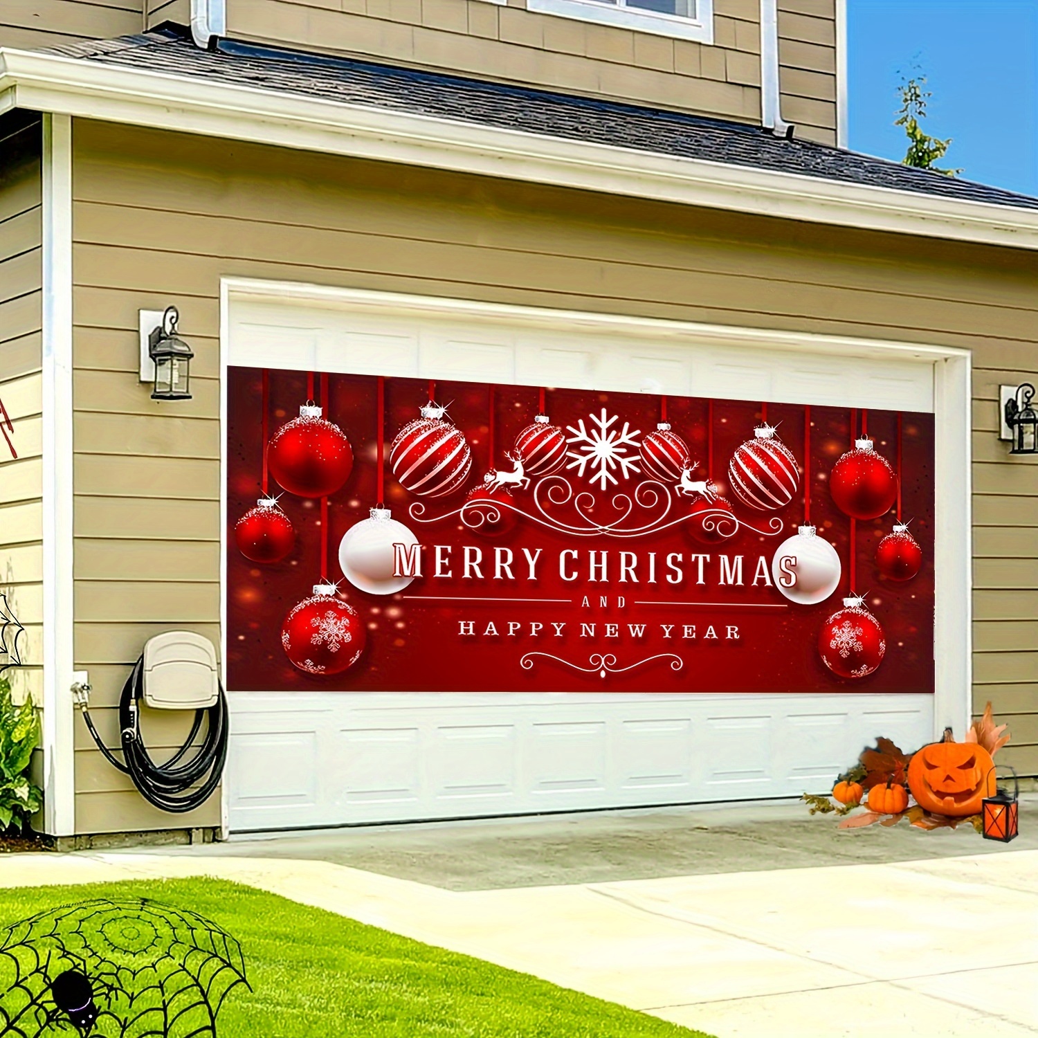 Holiday Garage Door Banners sold on Temu United States
