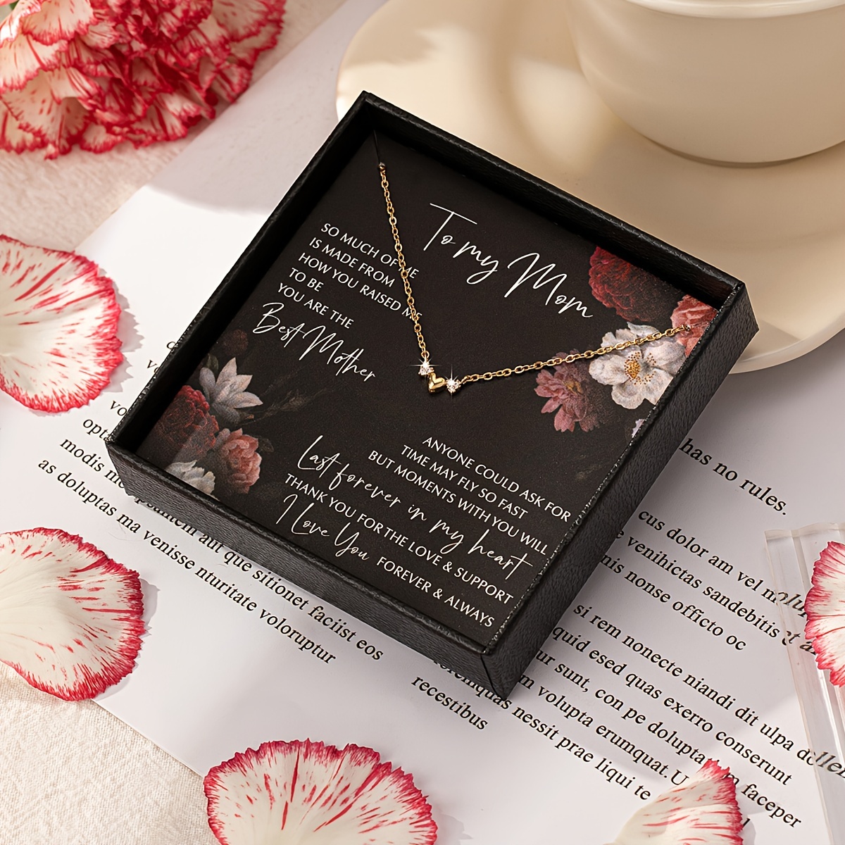 Mom Gift Box Packaging Copper Inlaid Zircon Heart Sun - Temu United Kingdom