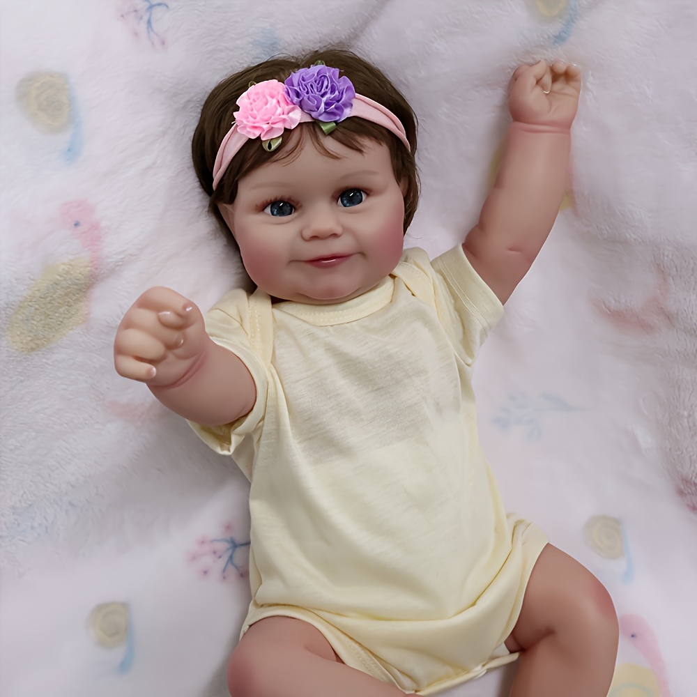 Reborn Dolls Realistic Soft Dolls Christmas Gift (head - Temu