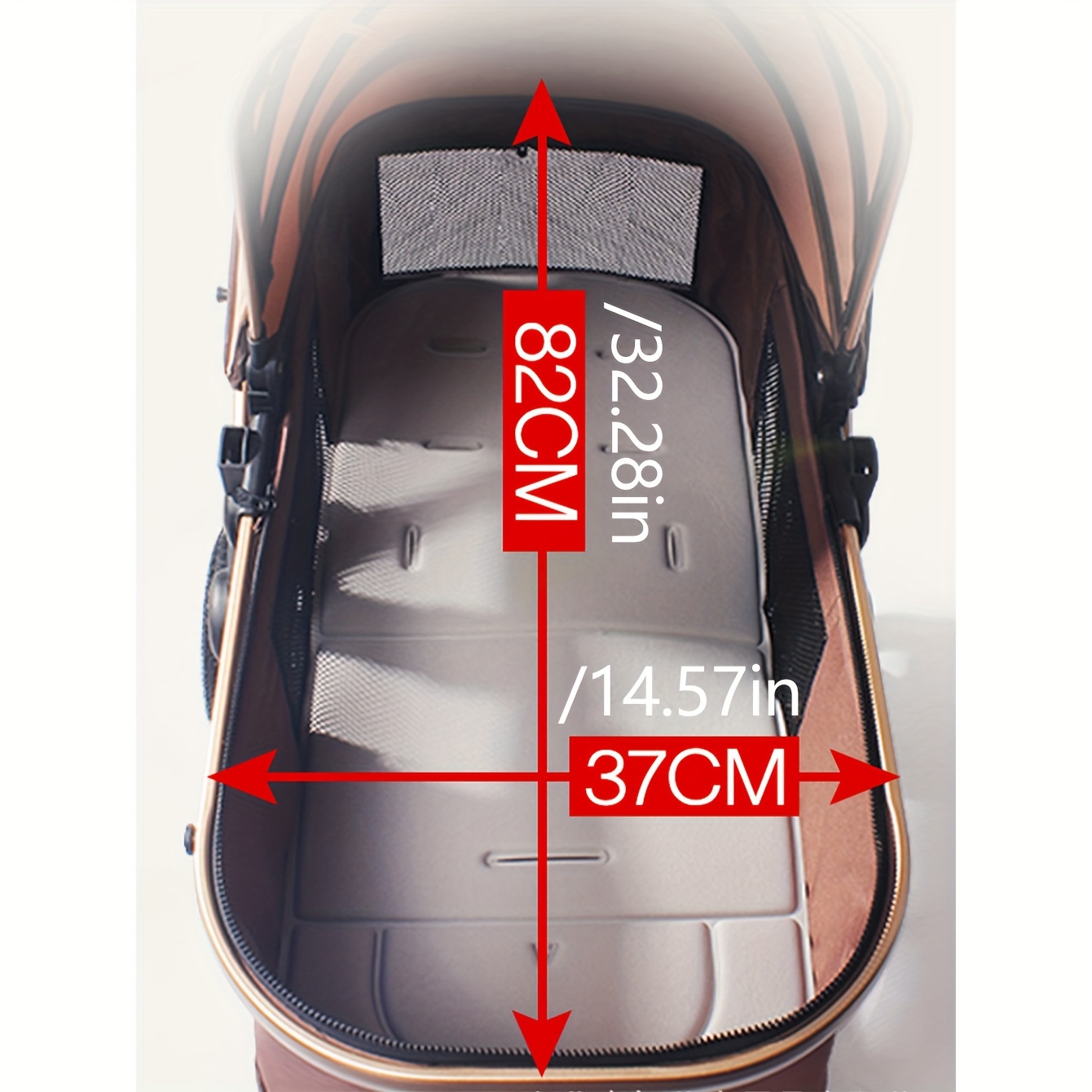 Lightweight And Reclusible Baby Stroller With Foldable Two-way High ...