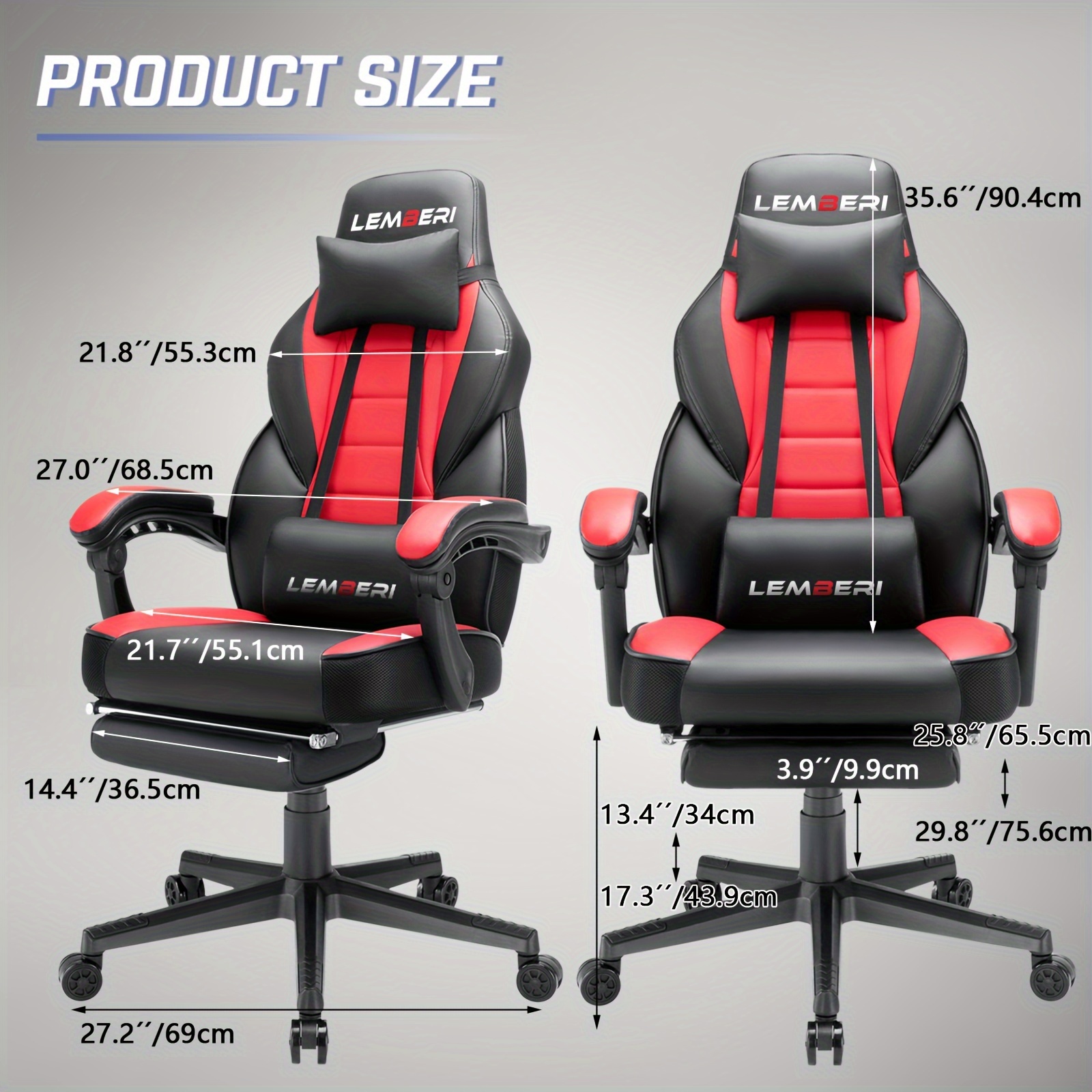 Gaming Chairs Footrest Ergonomic - Temu
