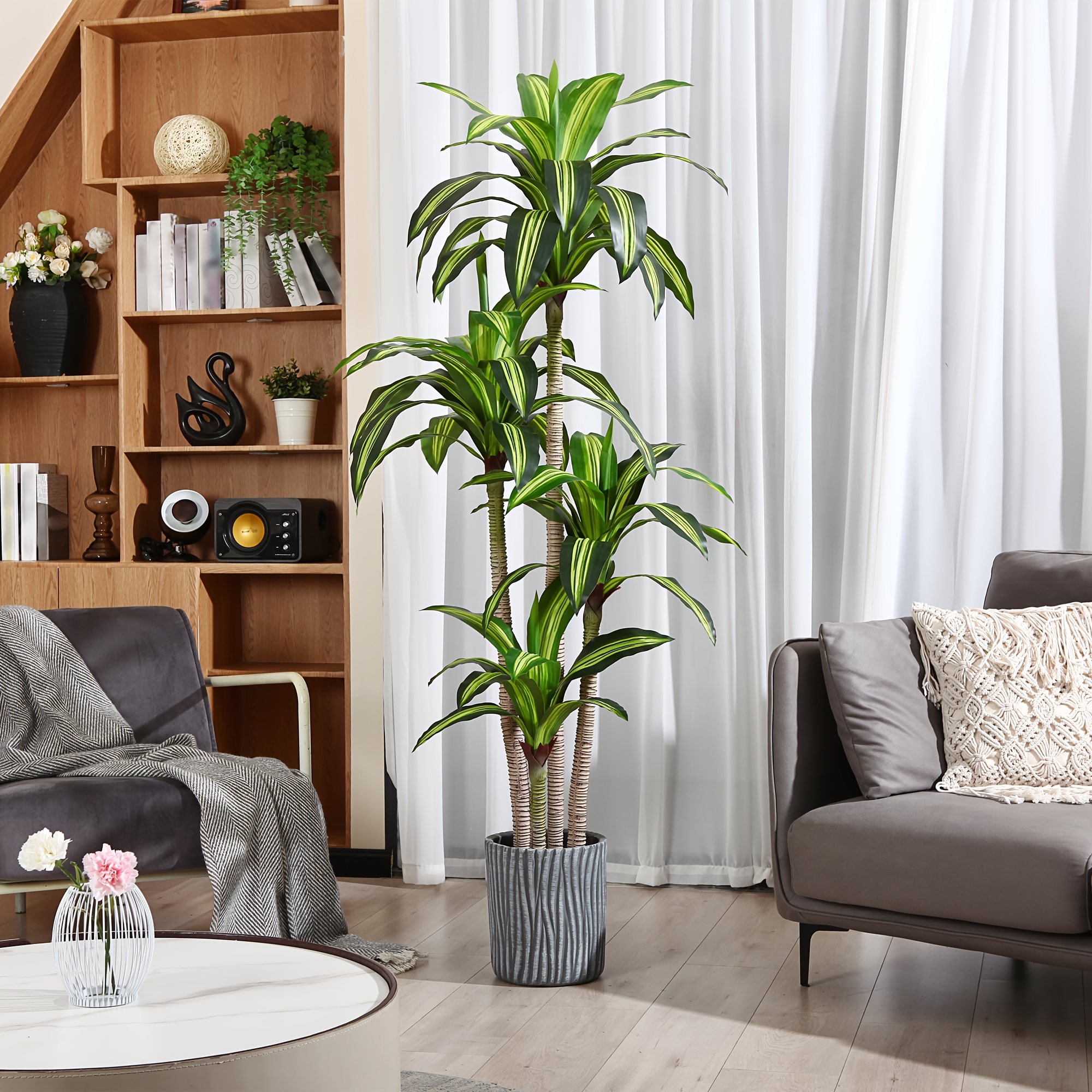 artificial plants 6ft sold on Temu United States