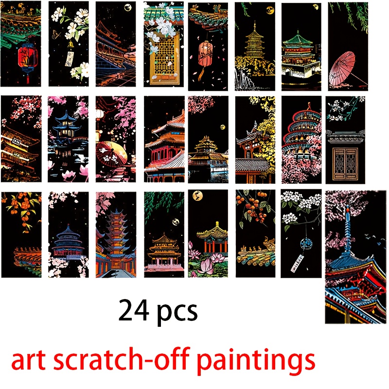 scratch paper art sold on Temu United States