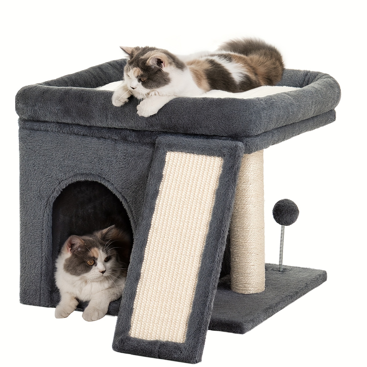 Cat Tree Large Cat Cat Tower Large Perch Adult Cats Big - Temu