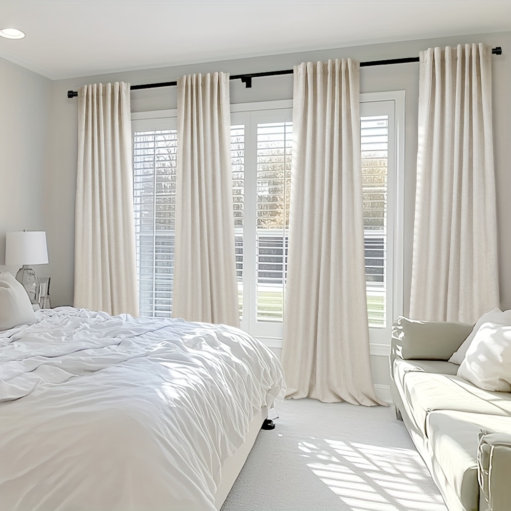 blackout curtains 2 panels sold on Temu United States