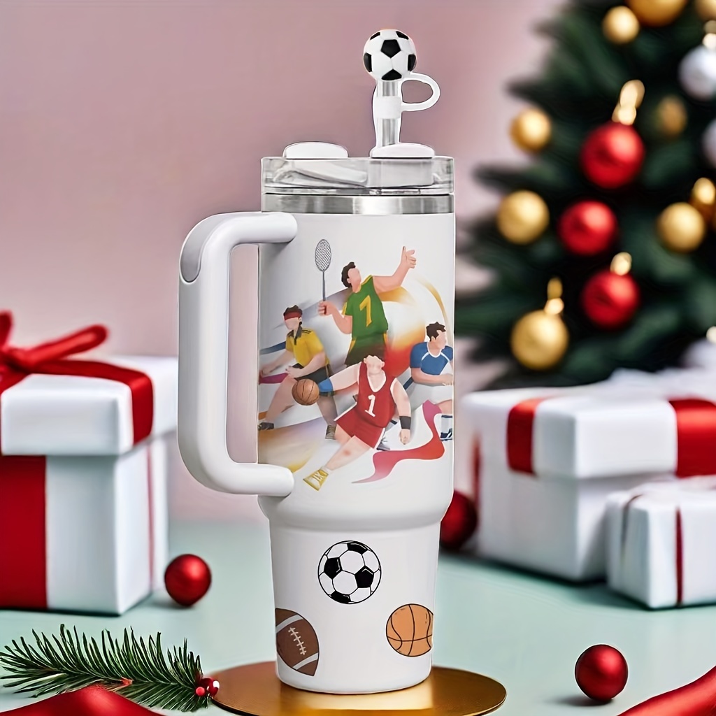 Straw Tips Cover Reusable Straw Toppers Silicone Cartoon - Temu United