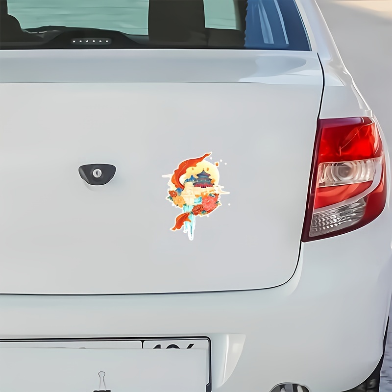 Exquisite Chinese Ink Style Car Stickers Motorcycles - Temu Ireland