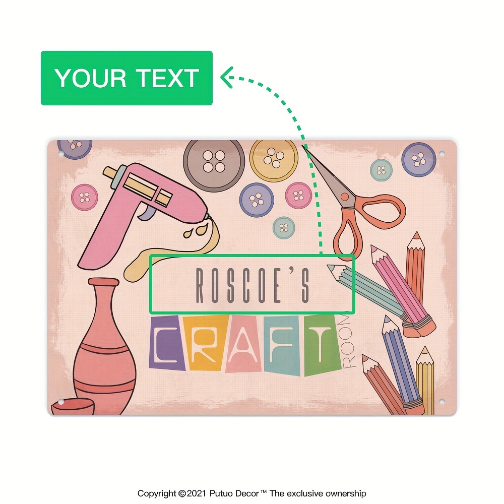 Custom] Personalized Metal Tin Sign Inspirational Quote - Temu Australia