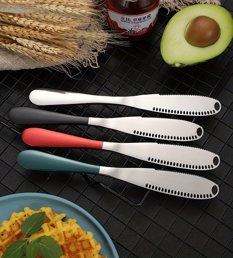 Stainless Steel Cheese Spreader Serrated Edge Perfect - Temu