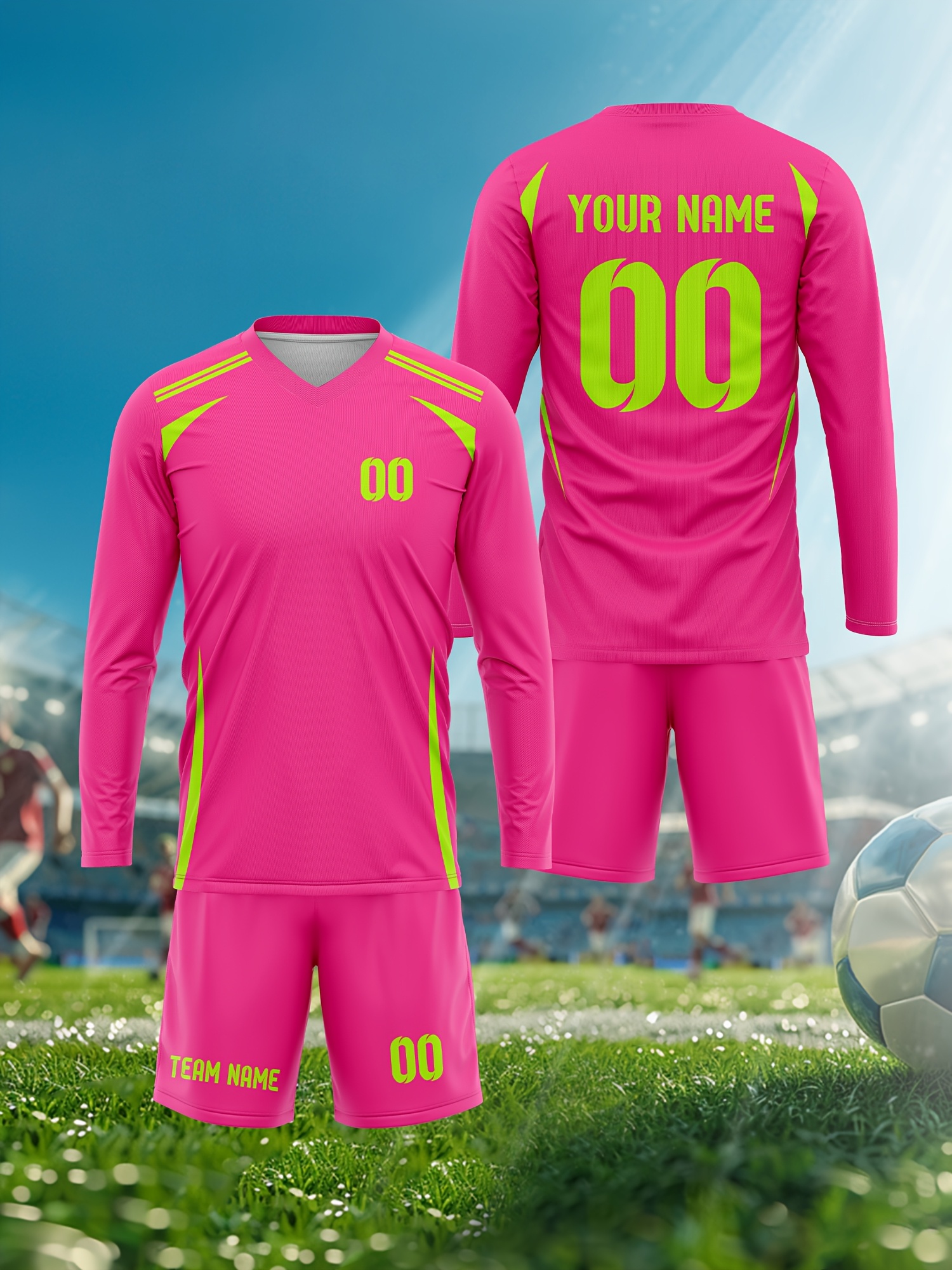football suit sold on Temu United States