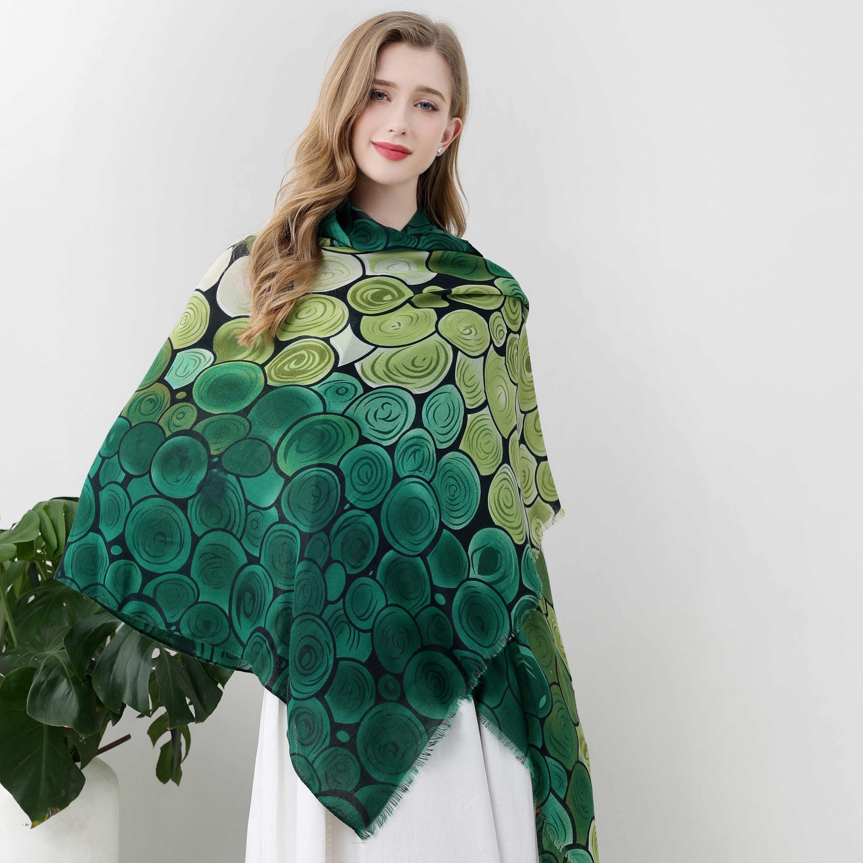 Lightweight Chiffon Scarf Paisley Print Long Yarn Shawl Boho - Temu