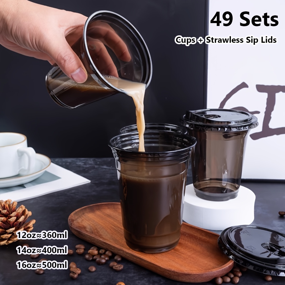 plastic cup with sip lid sold on Temu United States