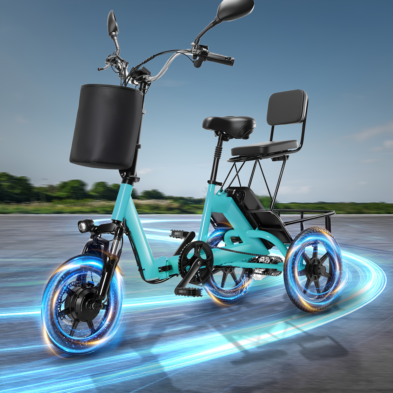 electric adult tricycle sold on Temu United States