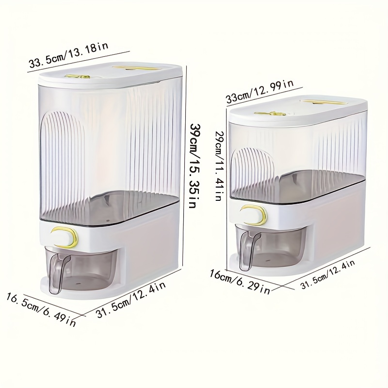 Automatic Rice Dispenser Sealed Grain Storage Container Food - Temu