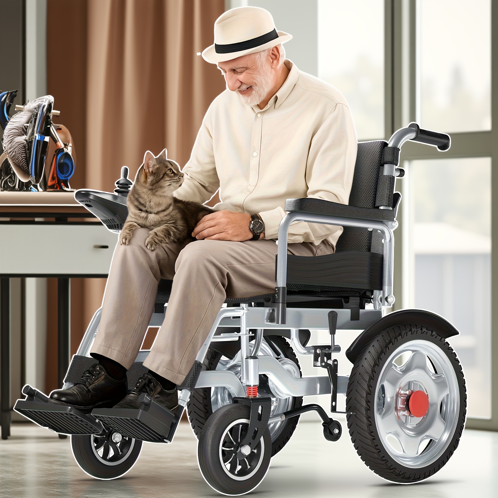motorized wheelchair sold on Temu United States