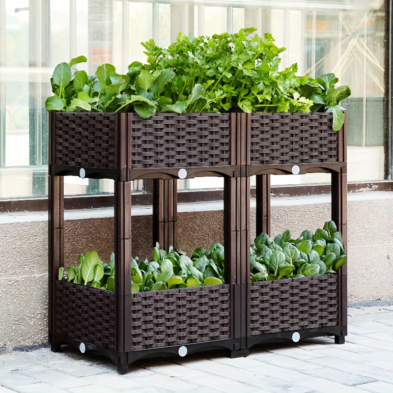 Raised Garden Bed Cover Kit Raised Garden Bed Kit With Self-Watering ...