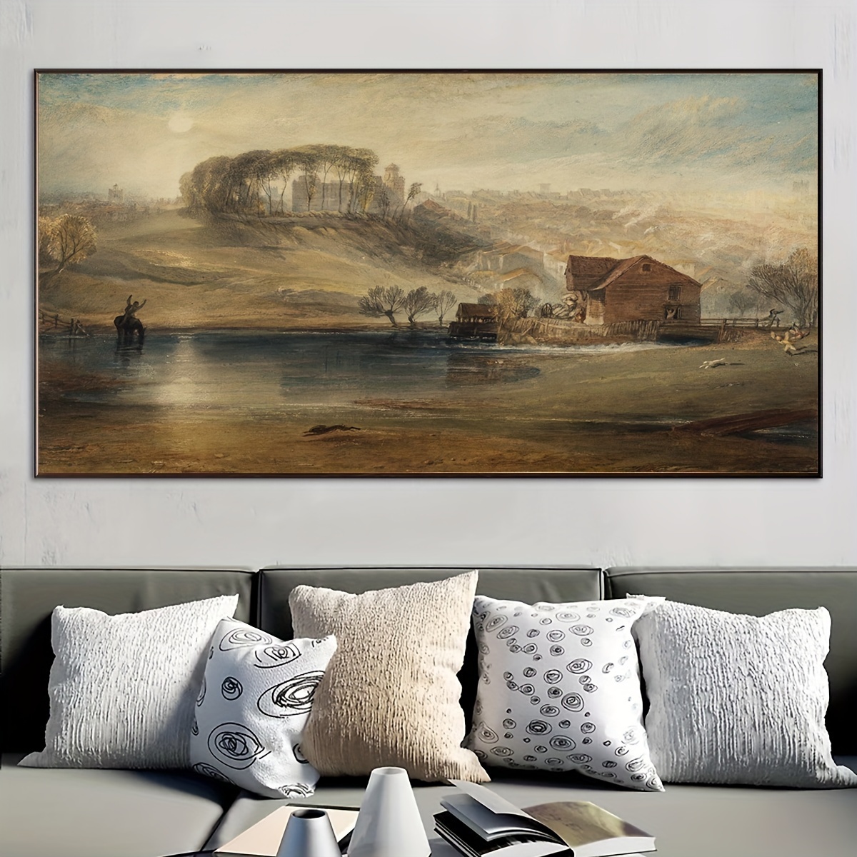 Unframed Canvas Poster Vintage Art Rural Field Life Wall Art - Temu ...